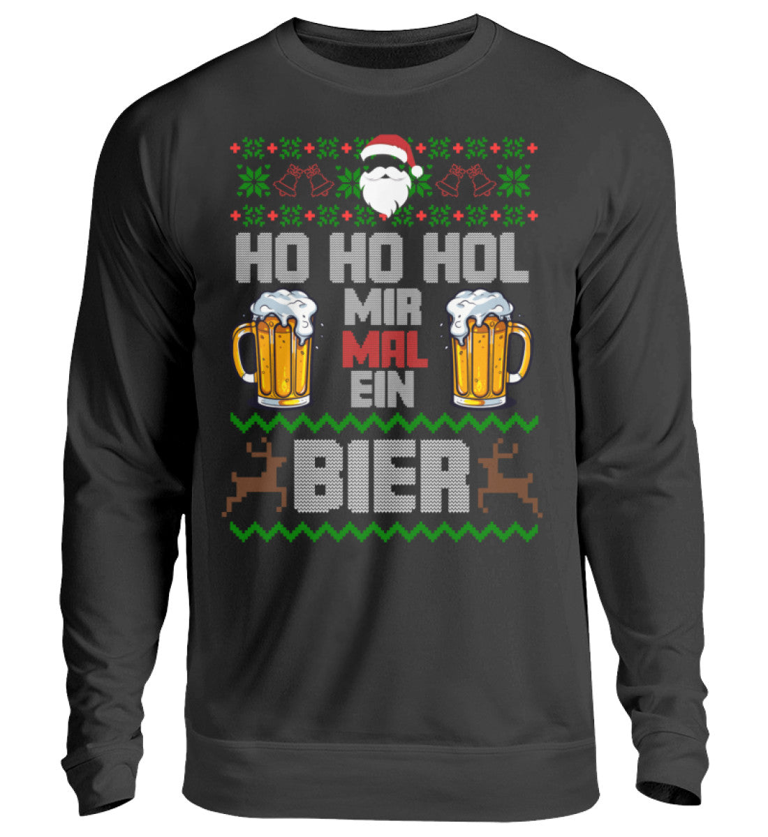 HO HO HOL MIR MAL EIN BIER | Herren Basic T-Shirt - drinkmode.de – Drinkmode